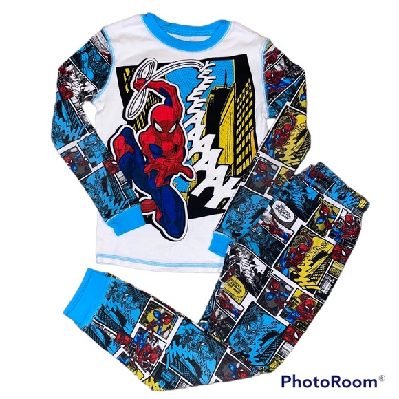 Disney | Pajamas | Disney Marvel Spiderman Comic Pj Pals For Boys ...